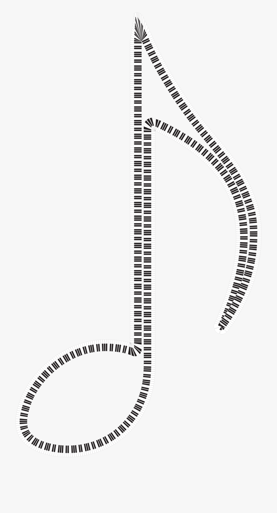 Musical Note Piano Keys Clip Arts - Piano Note Transparent , Free ...