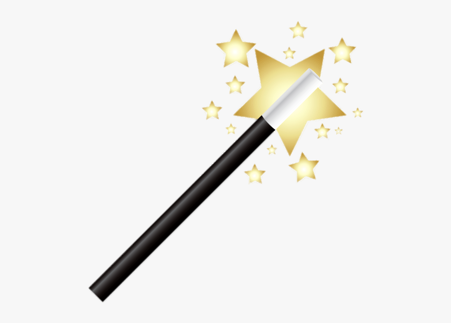 Magician"s Wand - Transparent Magic Wand Emoji , Free Transparent ...