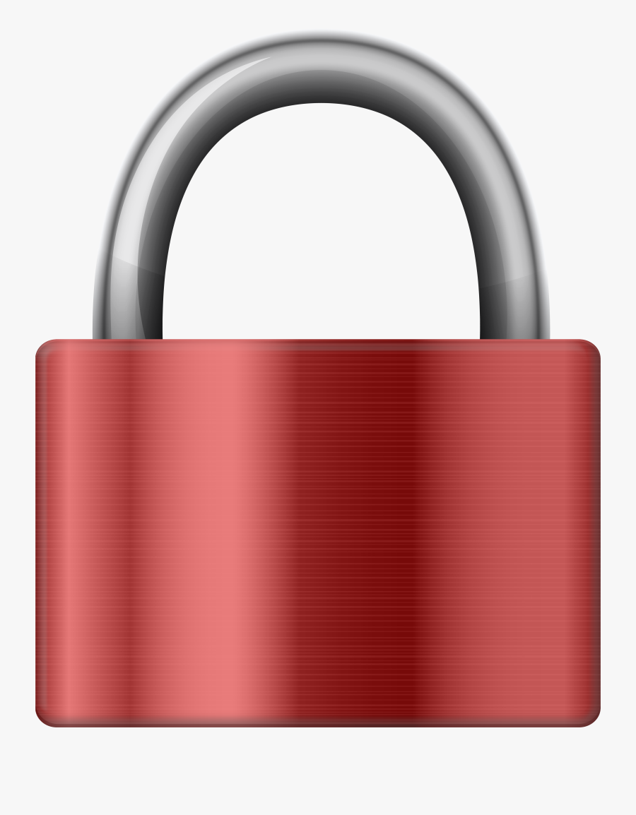 Red Iron Padlock Png Clip Art , Free Transparent Clipart - ClipartKey