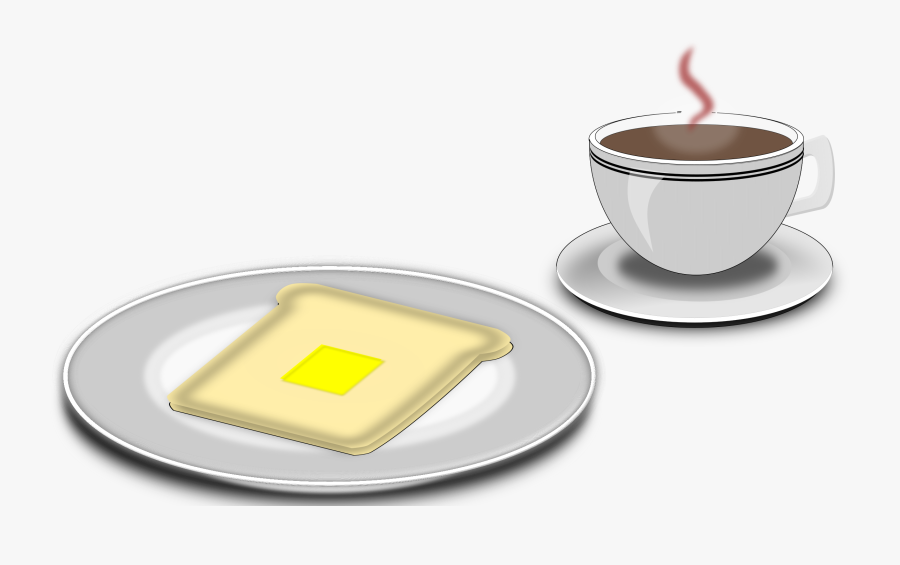 Breakfast Toast Clip Arts - Toast And Coffee Clipart , Free Transparent ...
