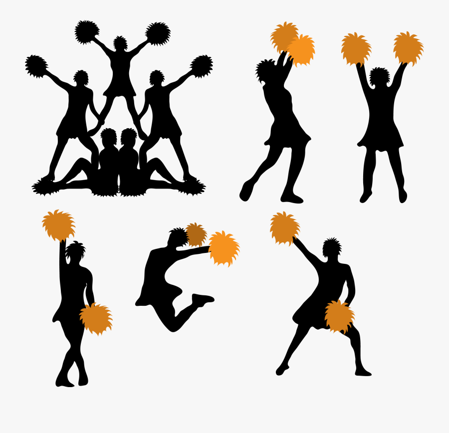 Cheerleading Pom-pom Silhouette - Cheerleader Vector , Free Transparent ... Cheerleading Pom-pom Silhouette - Cheerleader Vector , Free Transparent ...