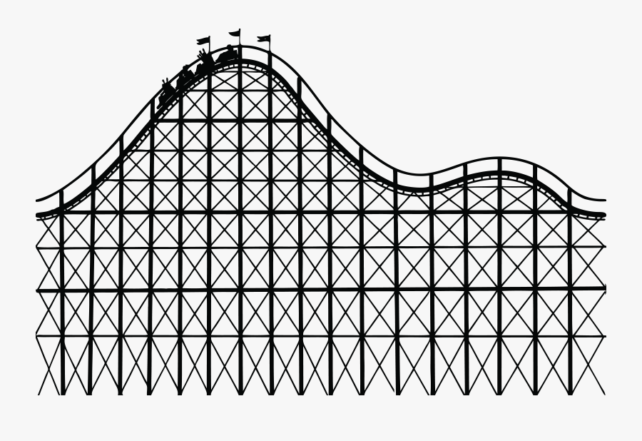Roller Coaster Line Art - Roller Coaster Clipart , Free Transparent ...