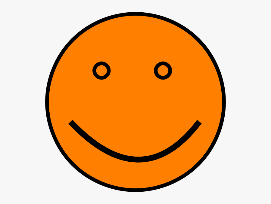 Orange Face Svg Clip Arts - Smiley , Free Transparent Clipart - ClipartKey