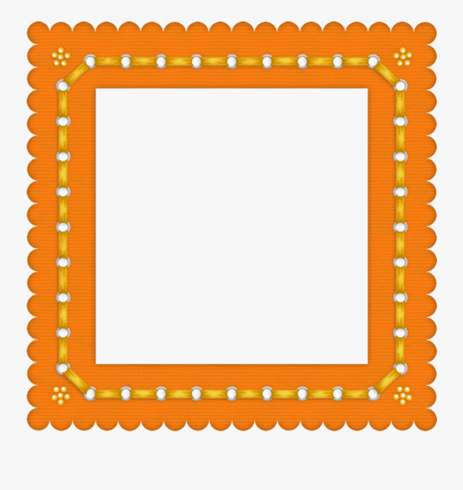 Transparent Png Orange Frame Border Png , Free Transparent Clipart ...