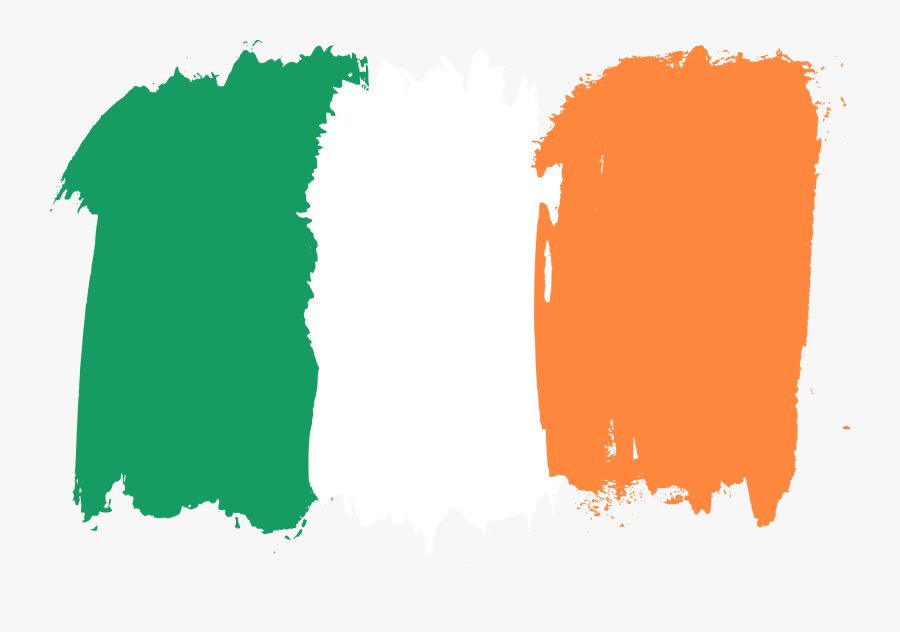 Irish Clipart Transparent Background - Ireland Flag Png , Free ...