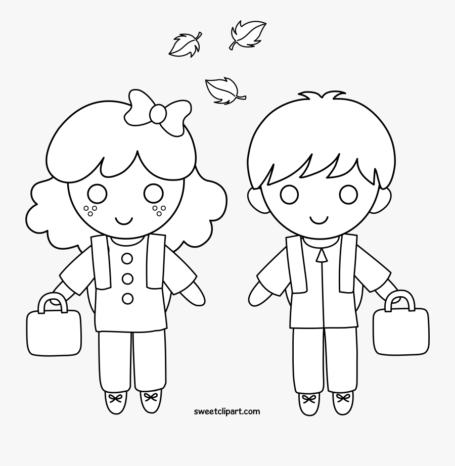 Kids Coloring Page Free - Cartoon , Free Transparent Clipart - ClipartKey