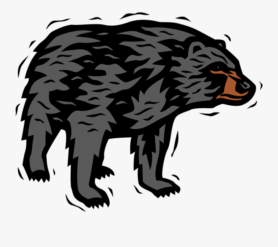 Transparent Sloth Clipart - Clipart Black Bear Png , Free Transparent ...