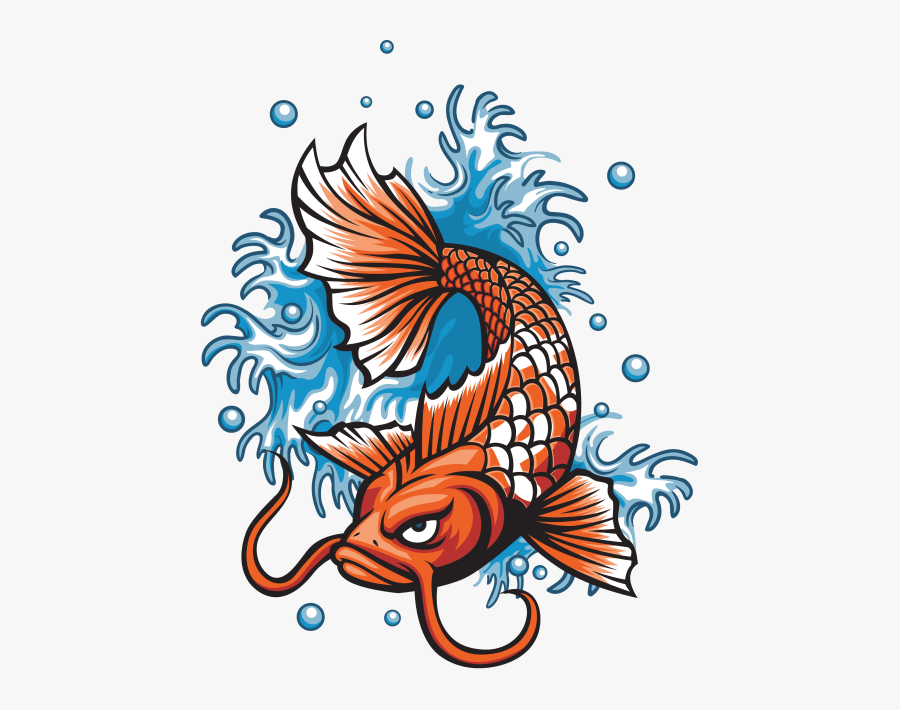 Logo - Japan Koi Sticker , Free Transparent Clipart - ClipartKey