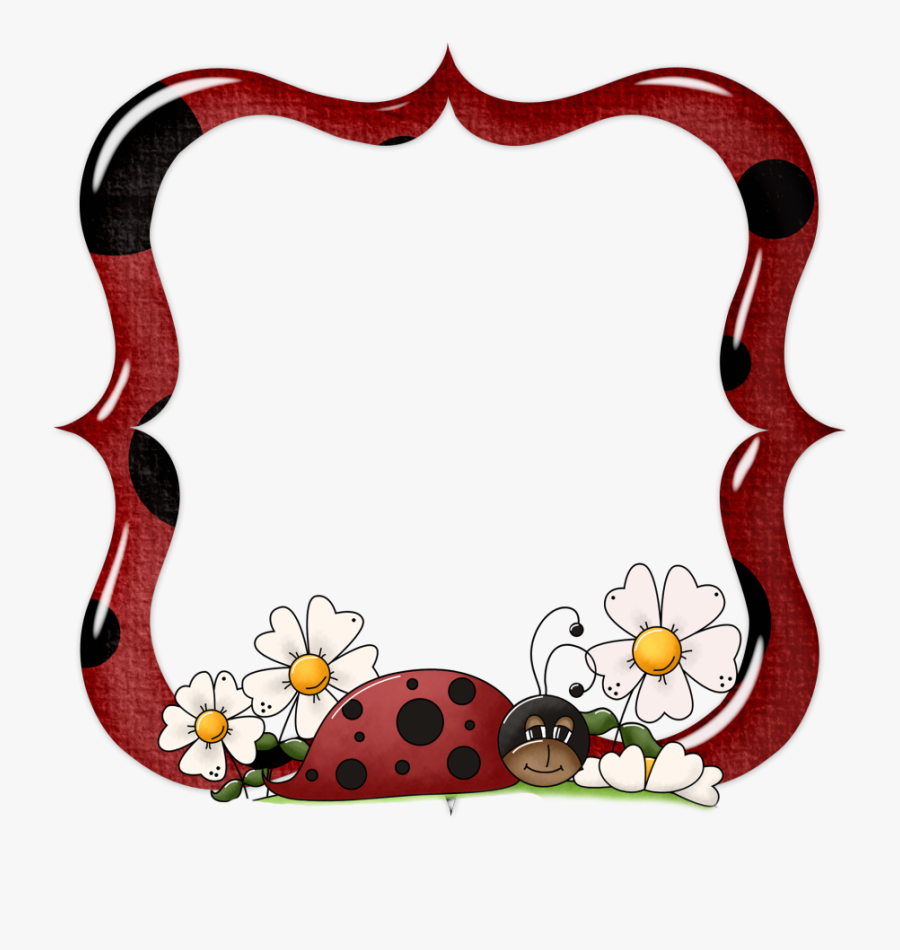 Clip Art Molduras Image - Frame Ladybug Png , Free Transparent Clipart ...