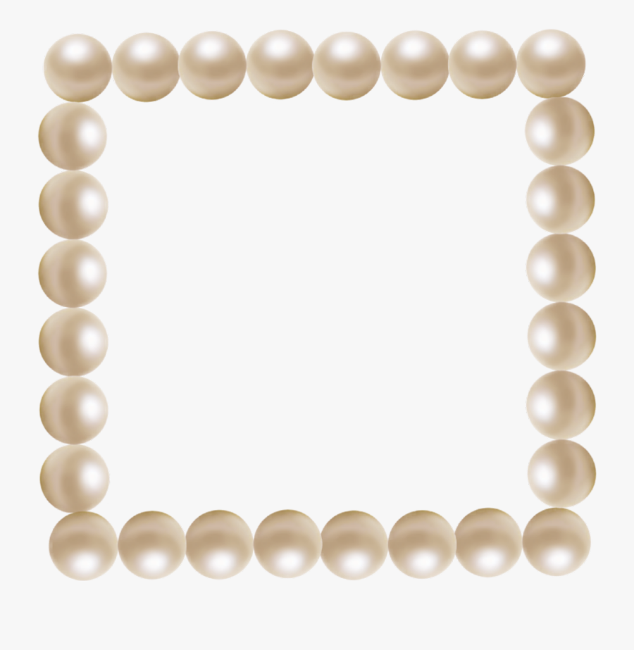 Pearls Frame Pearl Framepearls - Pearl Frame , Free Transparent Clipart ...