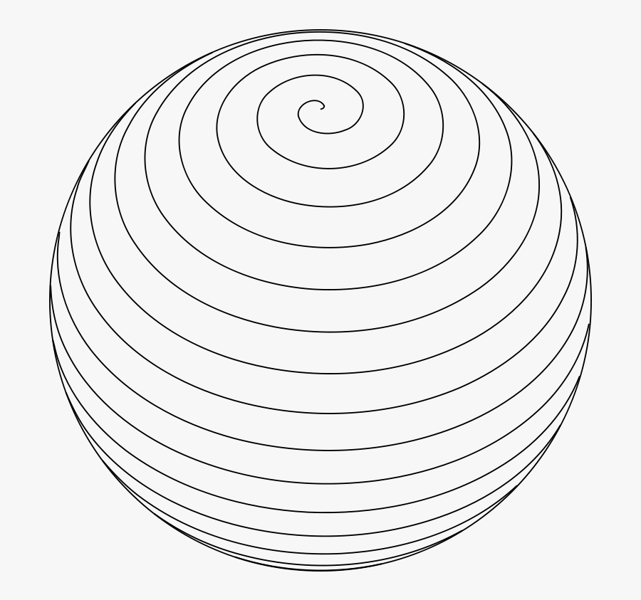 Spiral Sphere 6 - Spiral Sphere , Free Transparent Clipart - ClipartKey