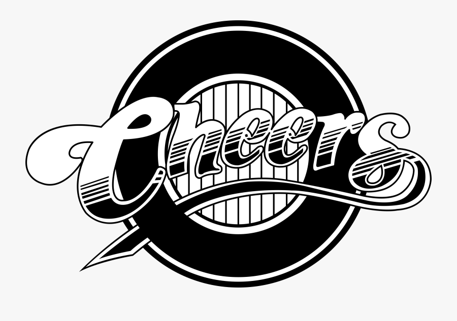 Cheers Logo Black And White , Free Transparent Clipart - ClipartKey
