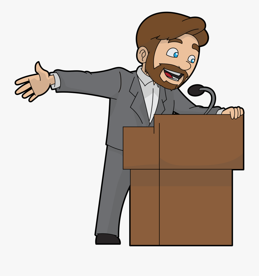 File Cartoon Speaking In - Cartoon Man Speaking , Free Transparent ...