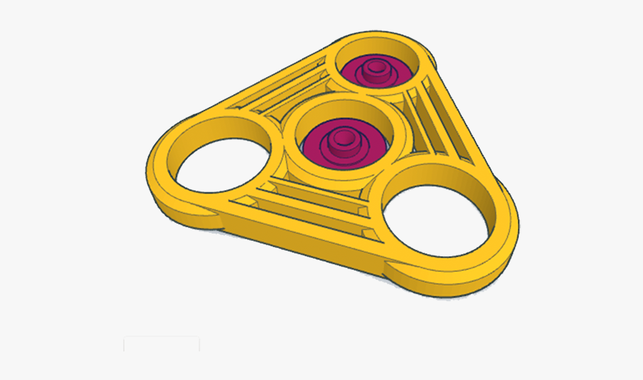 Triangle Fidget Spinner - Circle , Free Transparent Clipart - ClipartKey