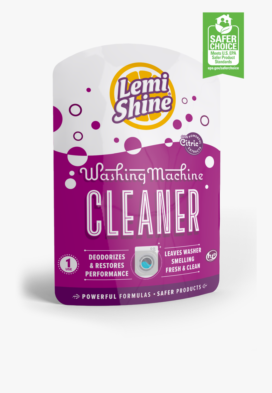 Washing Machine Cleaner 1 Use - Lemi Shine Singles , Free Transparent ...