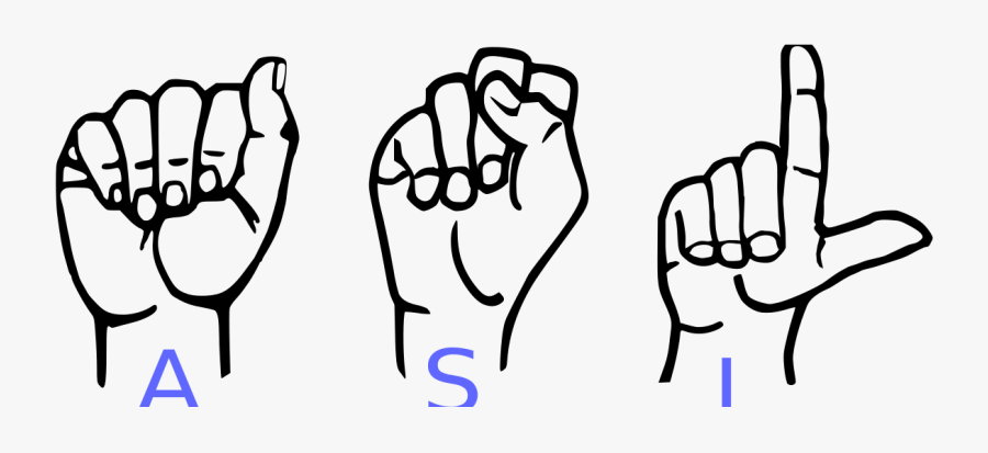 American Sign Language Cartoon , Free Transparent Clipart - ClipartKey