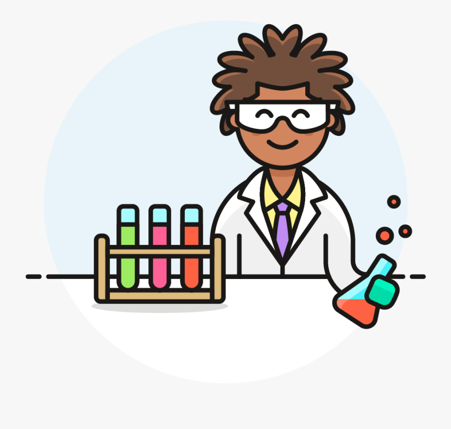 African American Scientist Cartoon , Free Transparent Clipart - ClipartKey