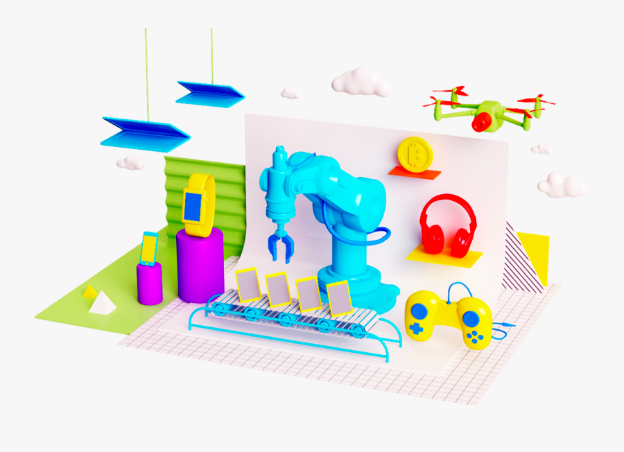 Colorful Technology Illustration - Tech Logo Colors , Free Transparent ...