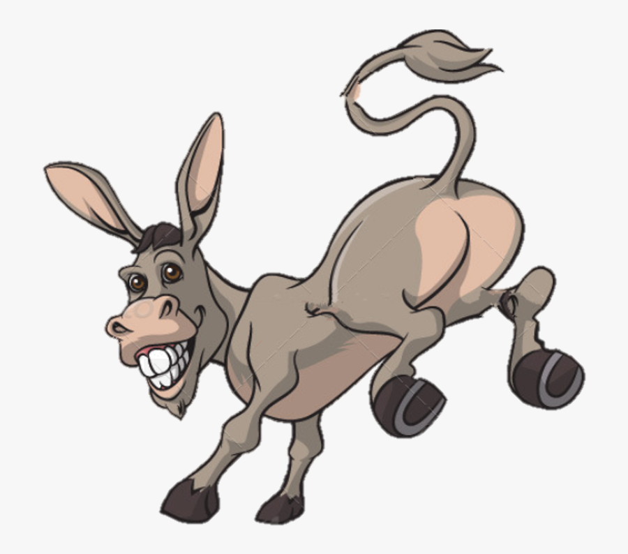Transparent Donkey Clipart - Donkey Kicking Png , Free Transparent ...