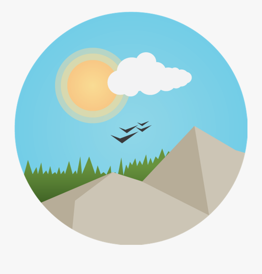 Hills Clipart Sunrise Wallpaper - Circle , Free Transparent Clipart ...