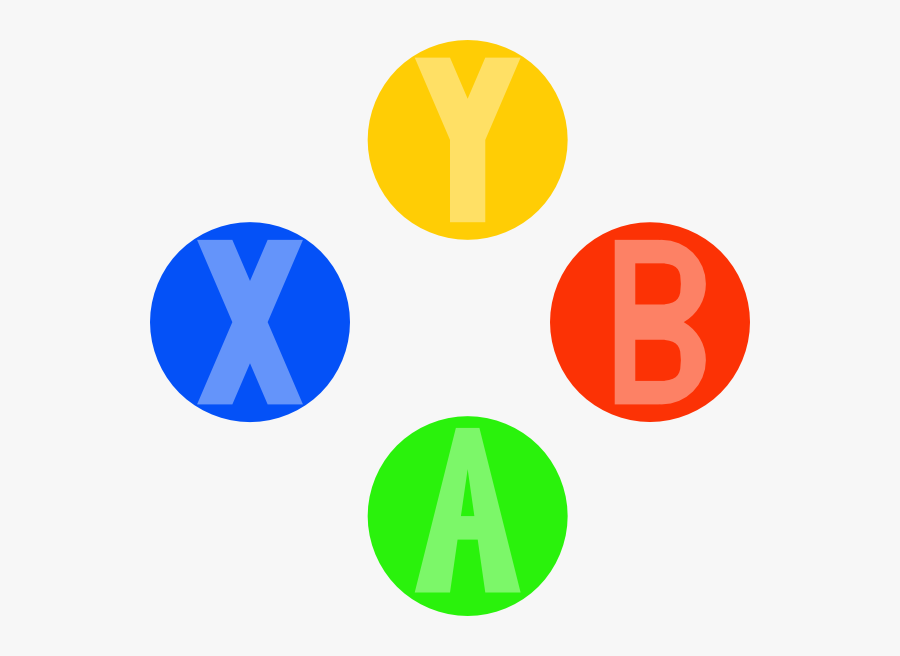 Xbox Controller Svg Clip Arts - Xbox Controller Button Colors , Free ...