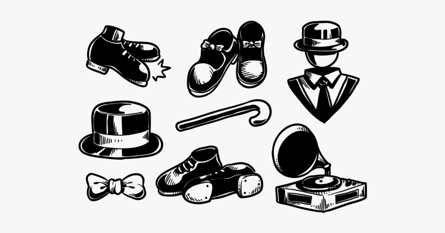 Vintage Hand Drawn Tap Dance Vectors - Tap Dance Draw Vector , Free ...