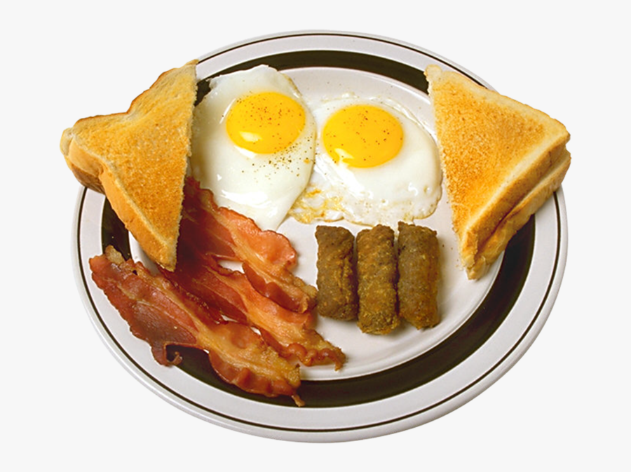 Bacon And Eggs Breakfast , Free Transparent Clipart - ClipartKey