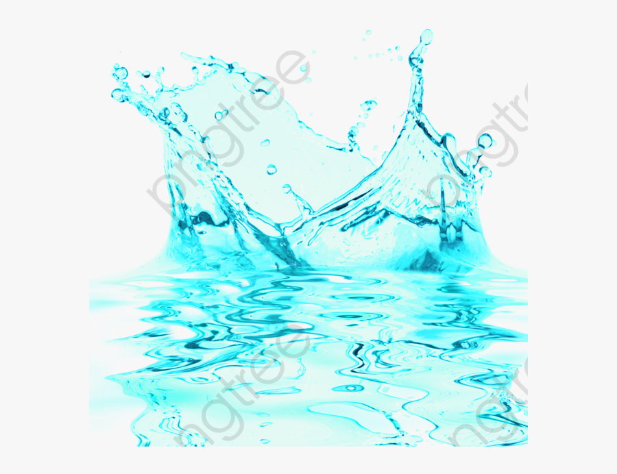 Blue Water Splash Clipart - Water Splash Effect Png , Free Transparent ...