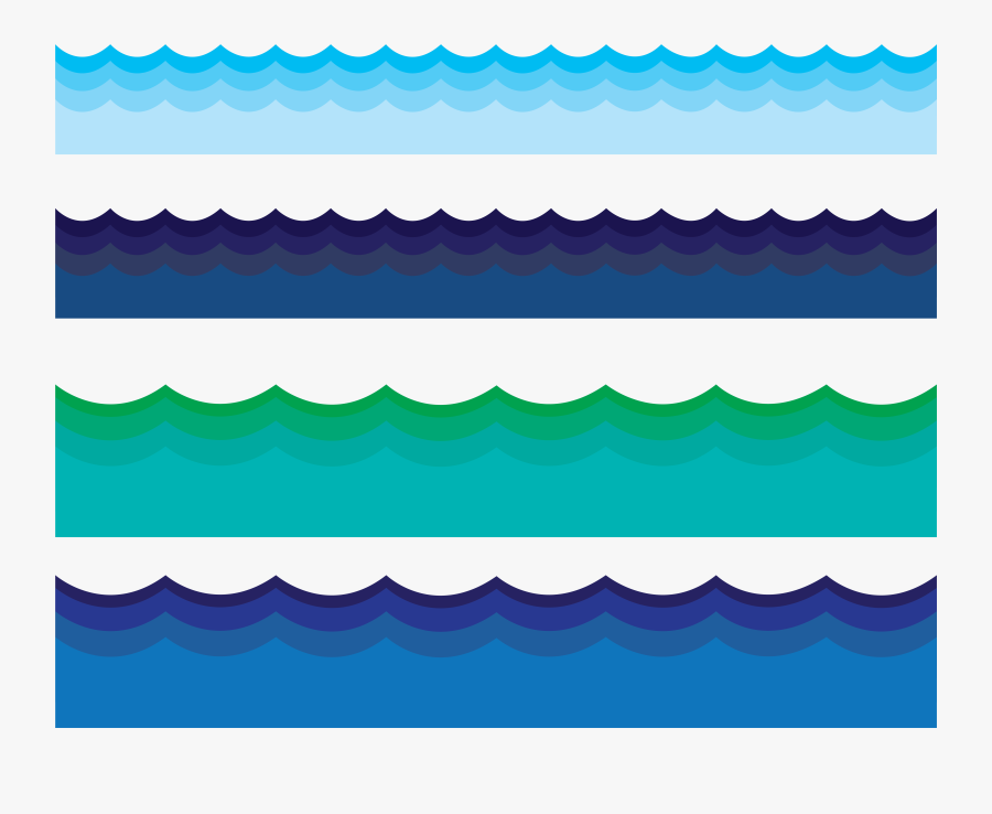 Clip Art Cartoon Water Waves - Cartoon Water Wave Png , Free ...