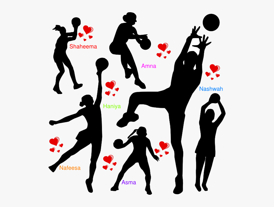 Cartoon Netball , Free Transparent Clipart - ClipartKey