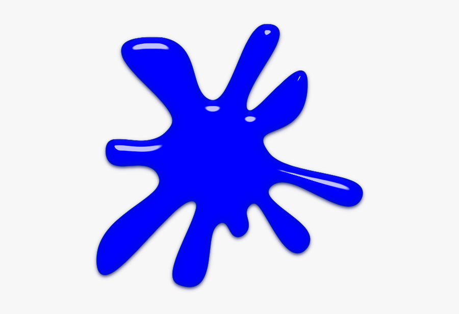 Blue Splat Clipart - Clipart Blue Paint Splash , Free Transparent ...