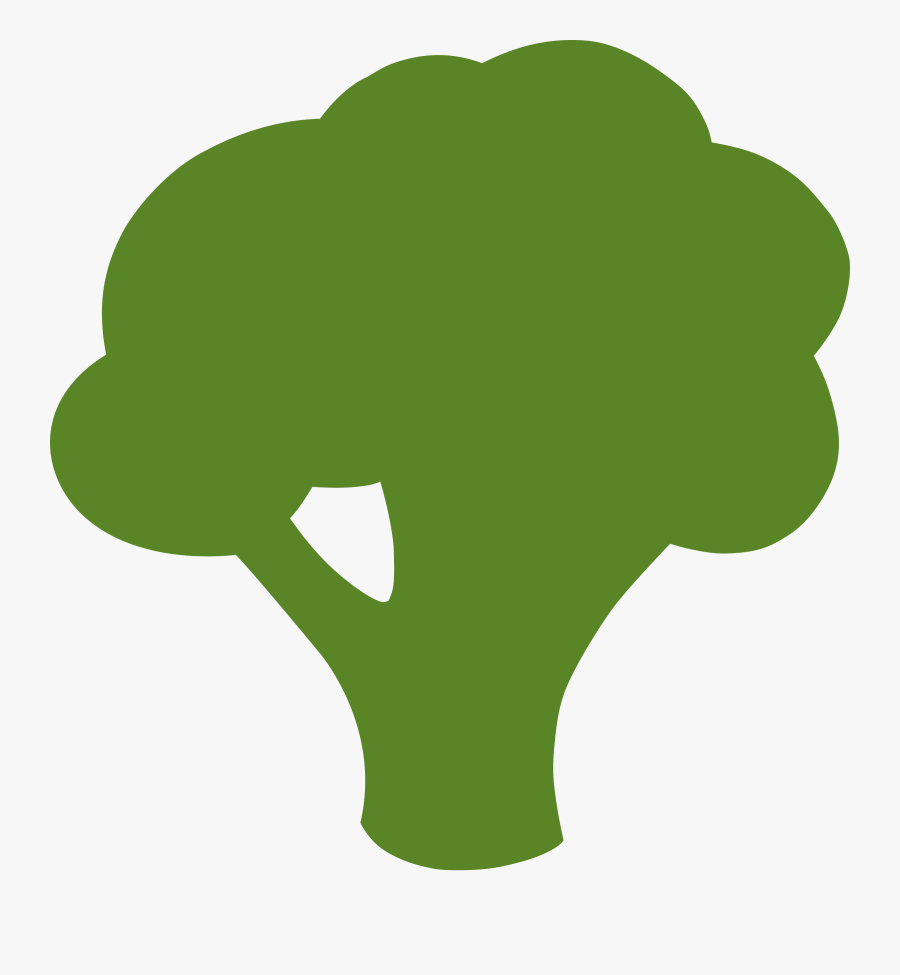 Broccoli Logo Png Transparent - Tree Icon Vector No Background , Free ...