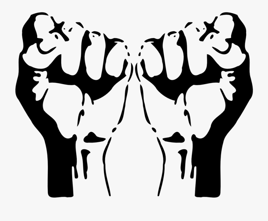 Two Fists Omfg Pawnch - Raised Fist Png , Free Transparent Clipart ...