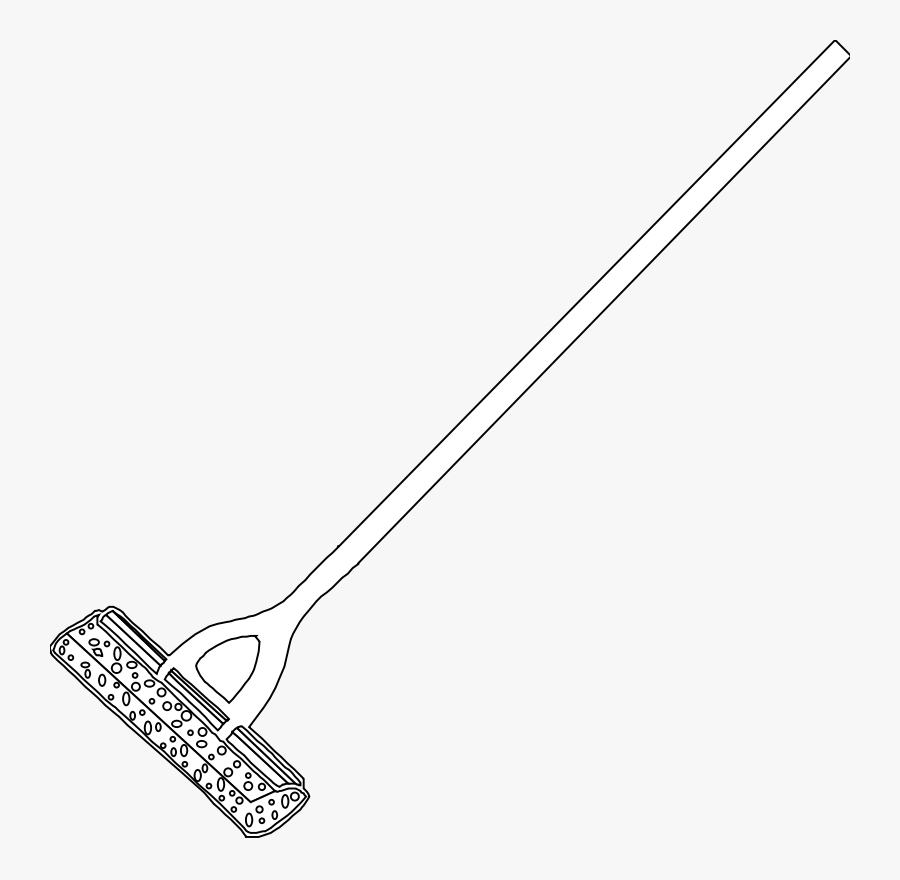 Mop Line Art Png Clip Arts - Drawing Picture Of Mop , Free Transparent ...