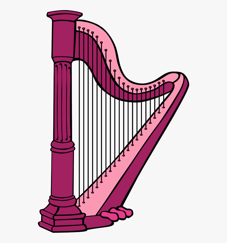 Vector Clip Art - Harp Cartoon Png , Free Transparent Clipart - ClipartKey