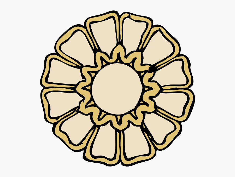 Free Vector Rosette Ornament Clip Art - Rosette Template , Free ...