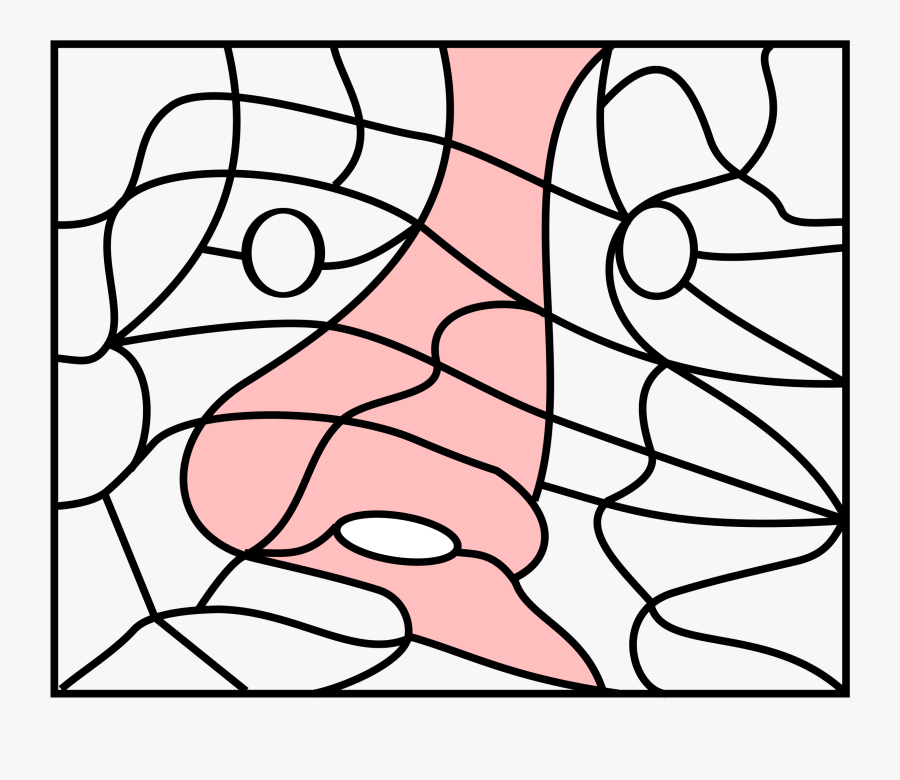 Nose Picture Puzzle Clipart , Png Download - Line Art , Free ...