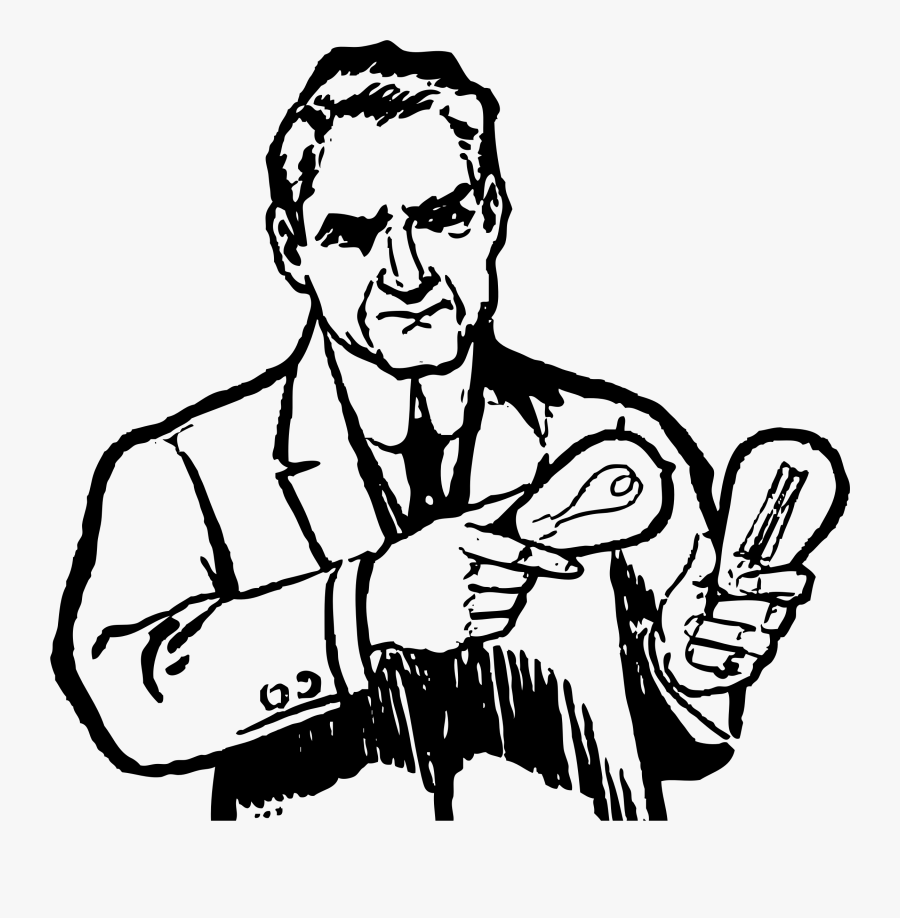 Lightbulb Scientist - Thomas Edison Png , Free Transparent Clipart ...