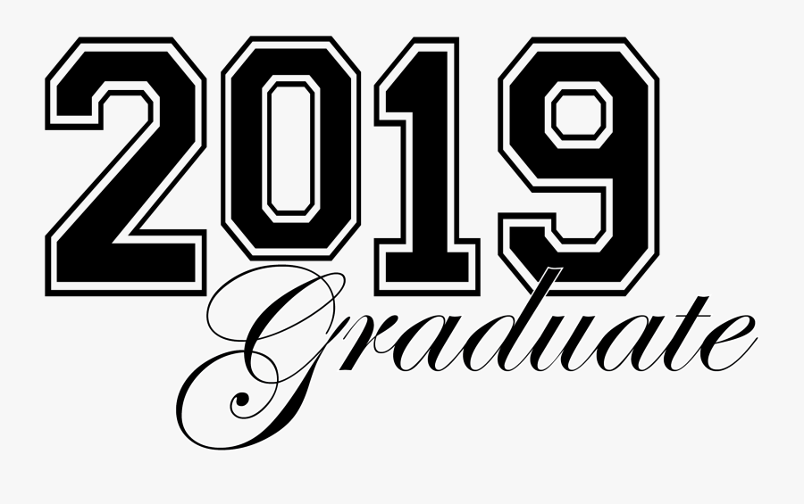 Graduate 2019 Graduation Clip Art - Graphic Design , Free Transparent ...