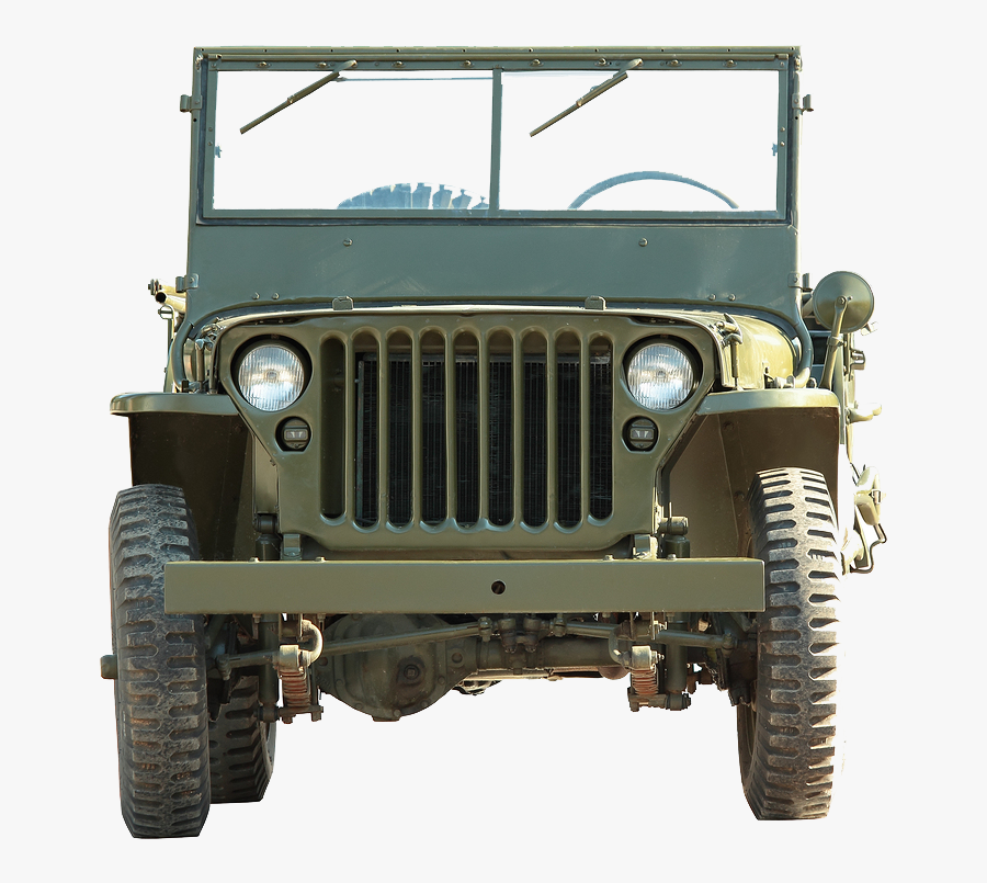 Transparent Ww2 Clipart - Front Military Jeep , Free Transparent ...