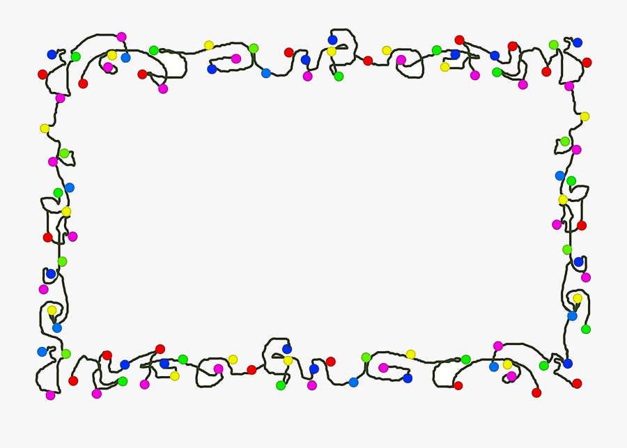 Christmas Lights Border Transparent Png - Christmas Lights Frame Png ...