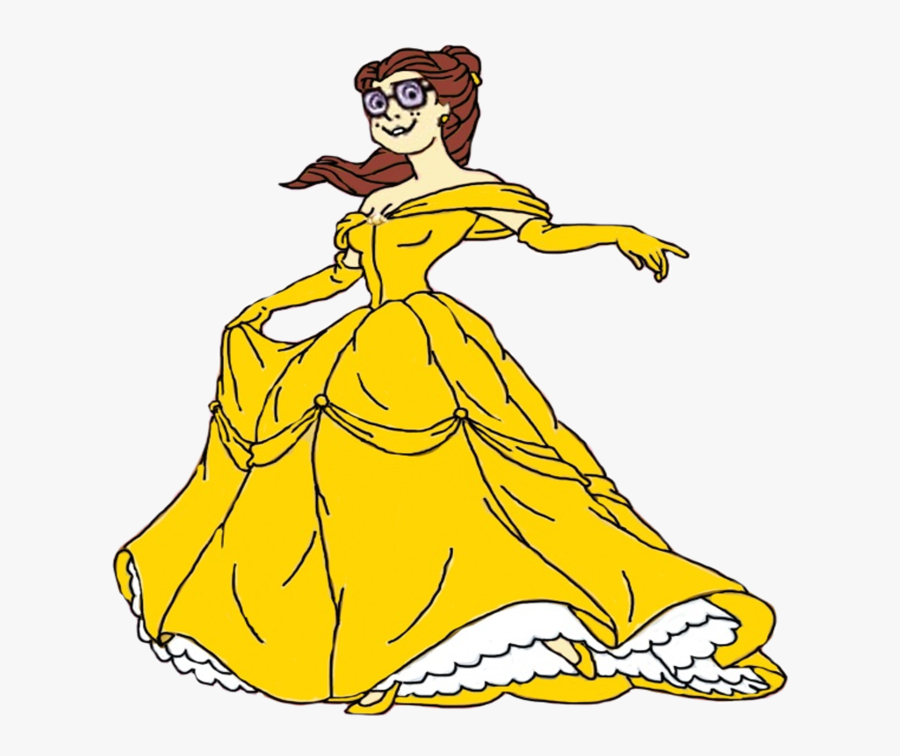 Belle Vector Princess Dress - Velma Dinkley , Free Transparent Clipart ...