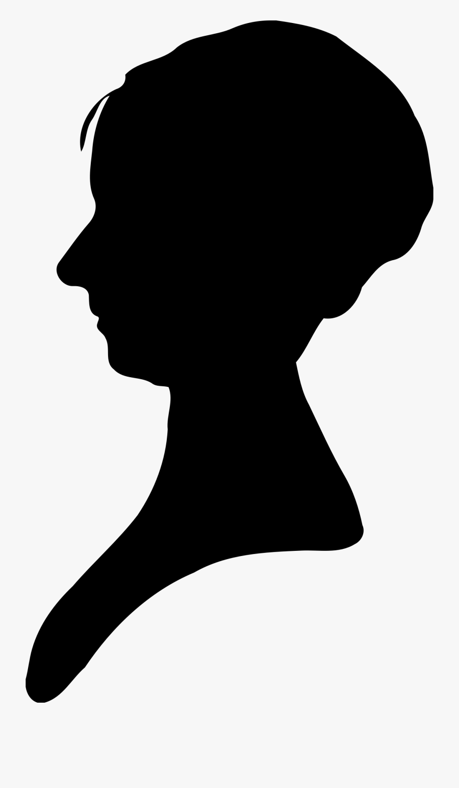 Lady Head Silhouette At Getdrawings - Silhouette Head Transparent Png ...
