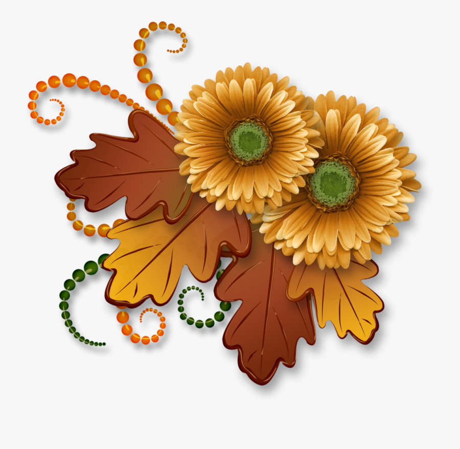 Thanksgiving Flowers Clip Art , Transparent Cartoons - Sunflower , Free ...