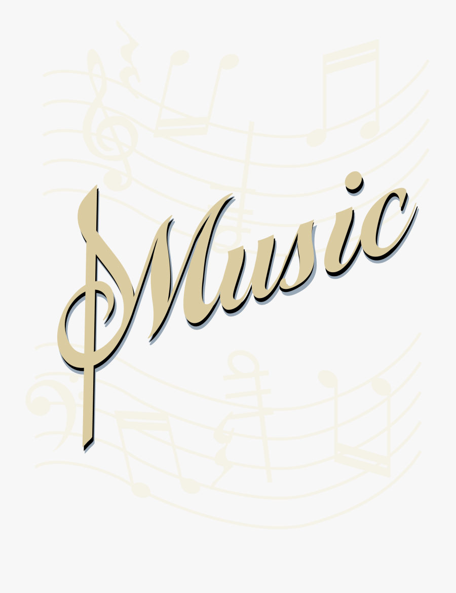 Music Clip Art - Music Word No Background , Free Transparent Clipart ...