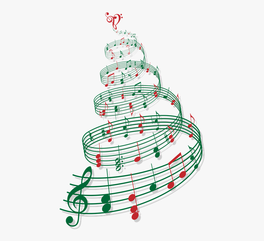 Clip Art Notes Banner Stock Techflourish - Christmas Music Notes Png ...