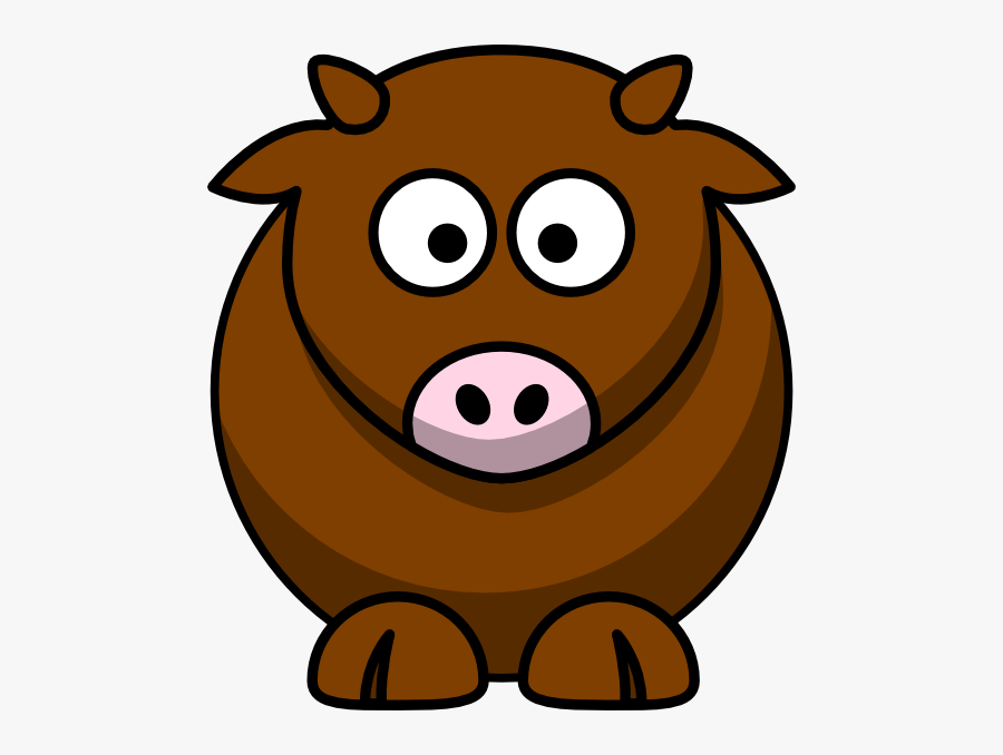 Cow Clipart Clker - Cartoon Gnu , Free Transparent Clipart - ClipartKey