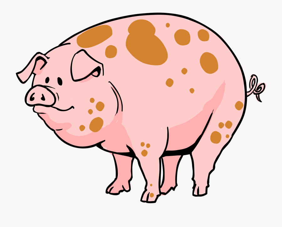 Pig Cartoon Transparent Clipart , Png Download - Transparent Pig ...