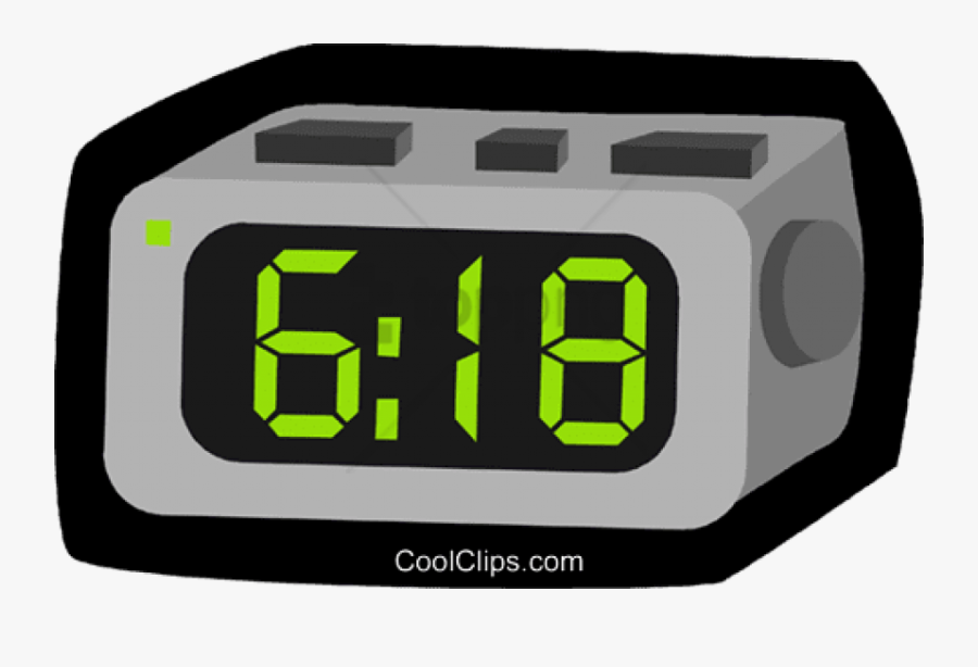 Digital Clock Royalty Free Vector Clip Art Illustration - Digital Clock ...