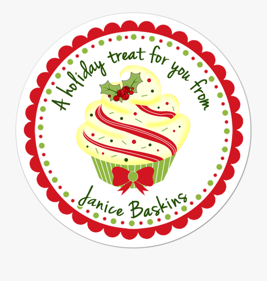 Vanilla Cupcake Personalized Sticker - Gymnast Name Tag , Free ...